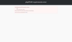 phpIPAM を試す – Ewig Leere(Lab2)