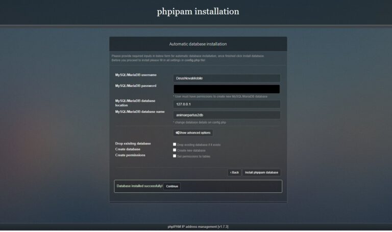 phpIPAM を試す – Ewig Leere(Lab2)