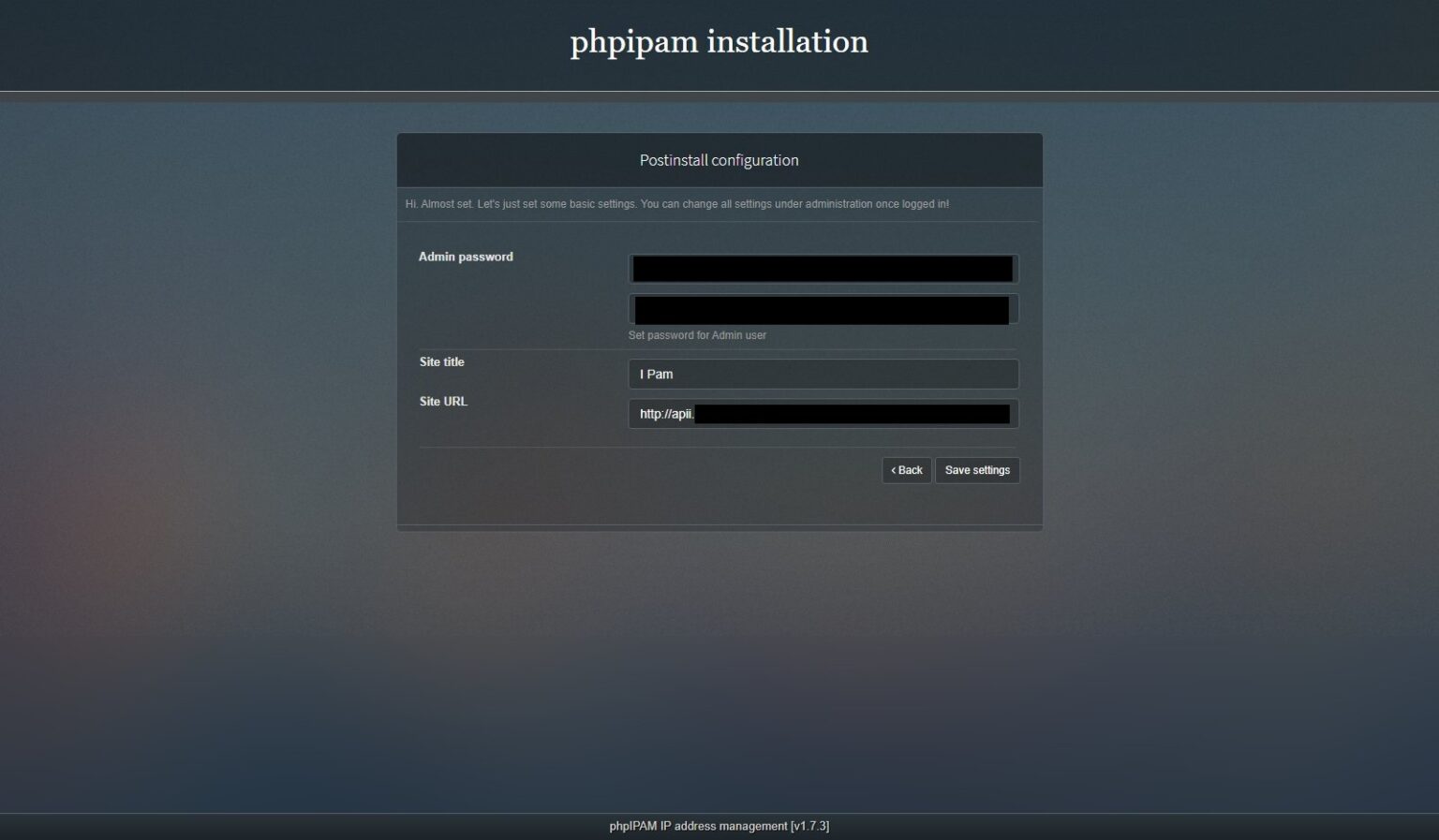 phpIPAM を試す – Ewig Leere(Lab2)