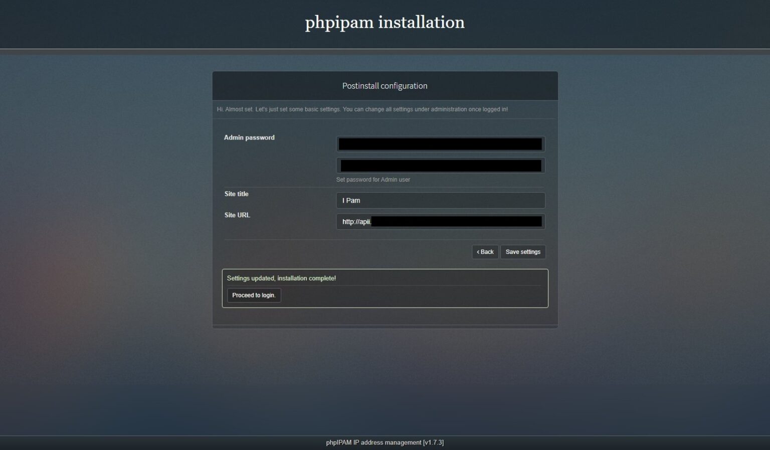 phpIPAM を試す – Ewig Leere(Lab2)